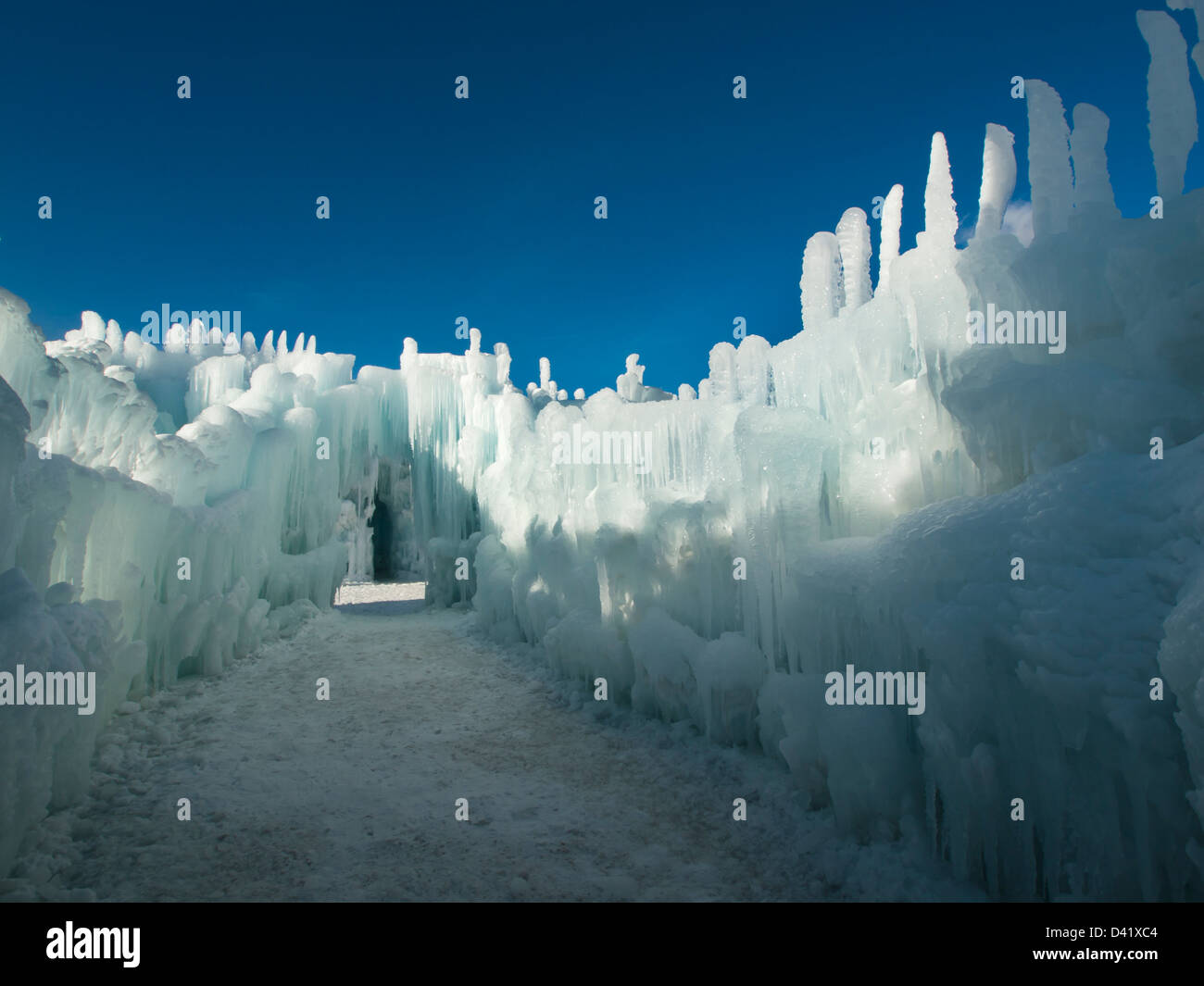 Ice Castles of Silverthorne, Colorado Stock Photo - Alamy