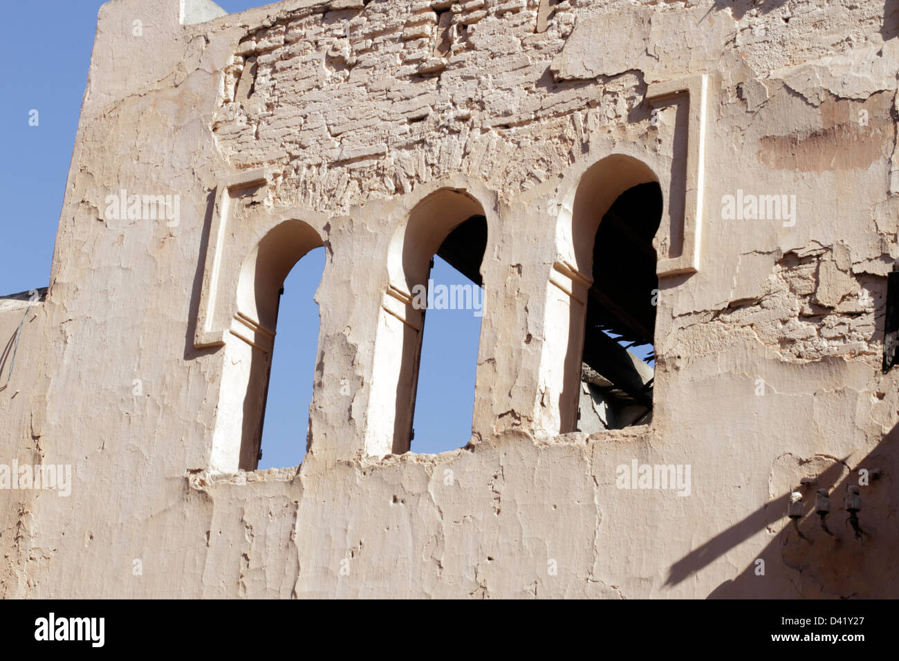 Mud building in ruins Stock Photo - Alamy