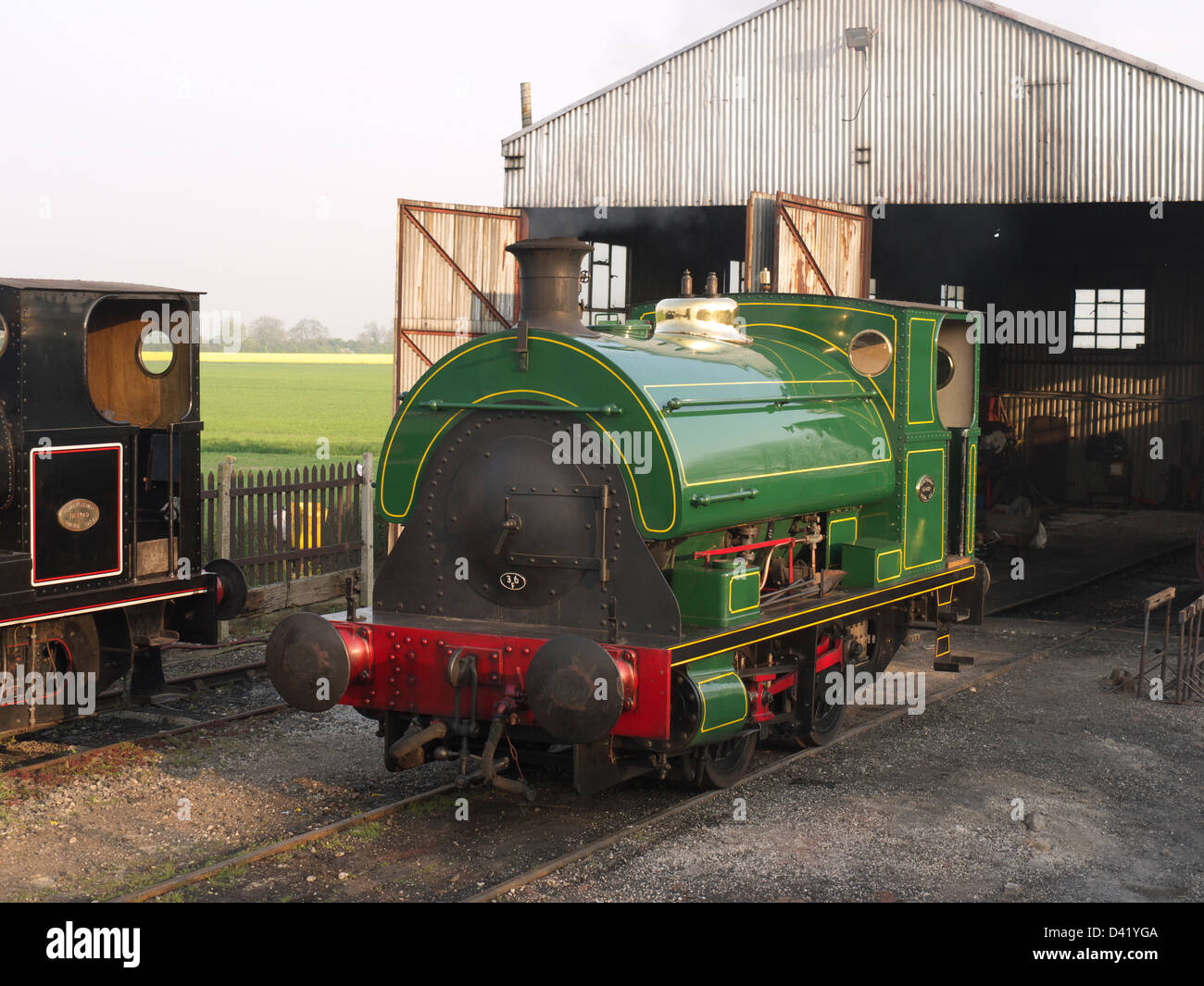 Peckett Sons Steam Saddletank Locomotive High Resolution Stock ...