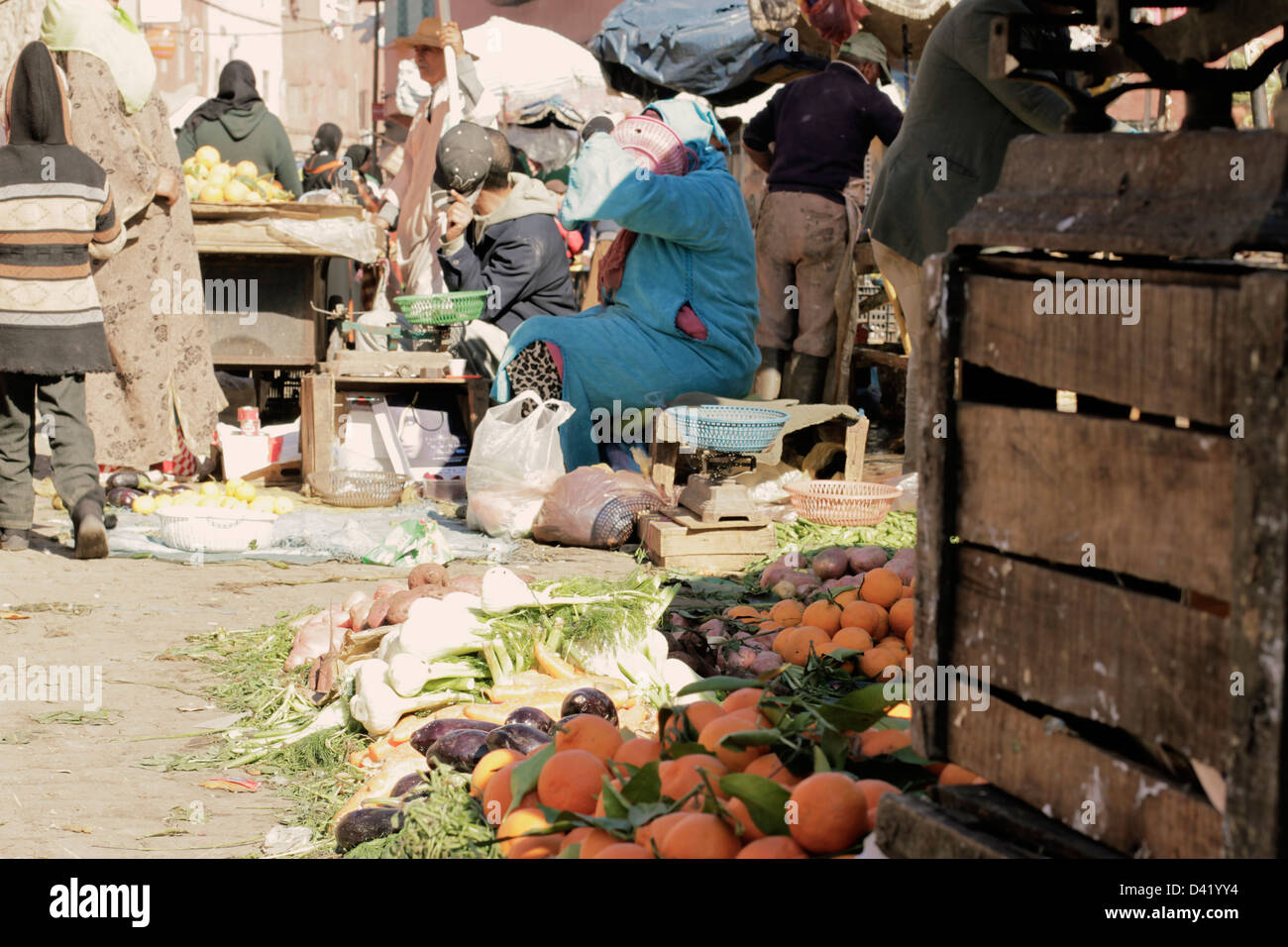 Poor Markets of Marrakesh Stock Photo - Alamy