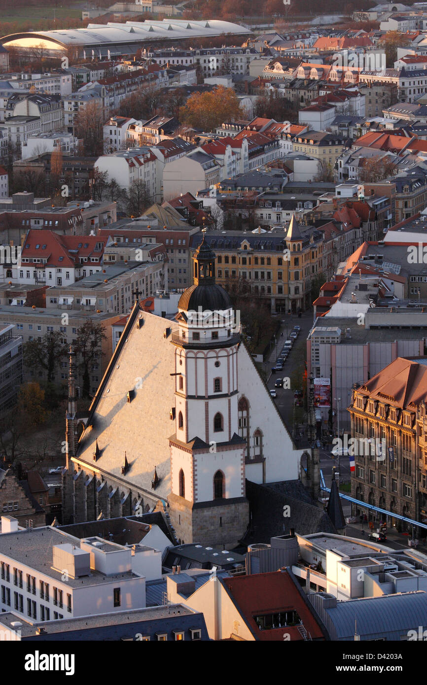 Leipzig, Germany, the St. Thomas Church in Leipzig Stock Photo - Alamy