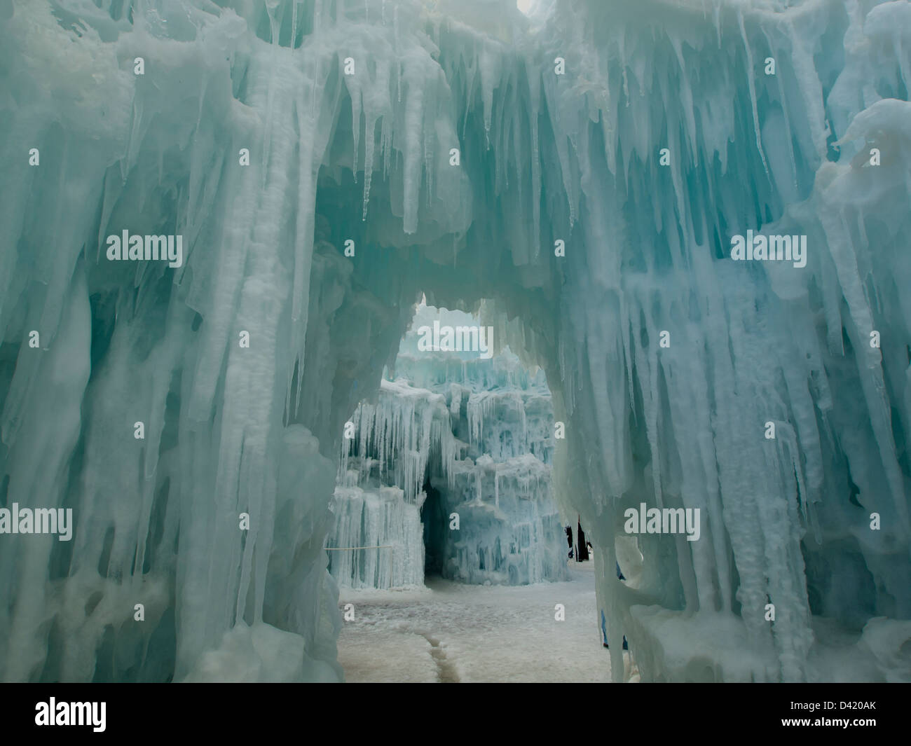Ice Castles of Silverthorne, Colorado Stock Photo - Alamy