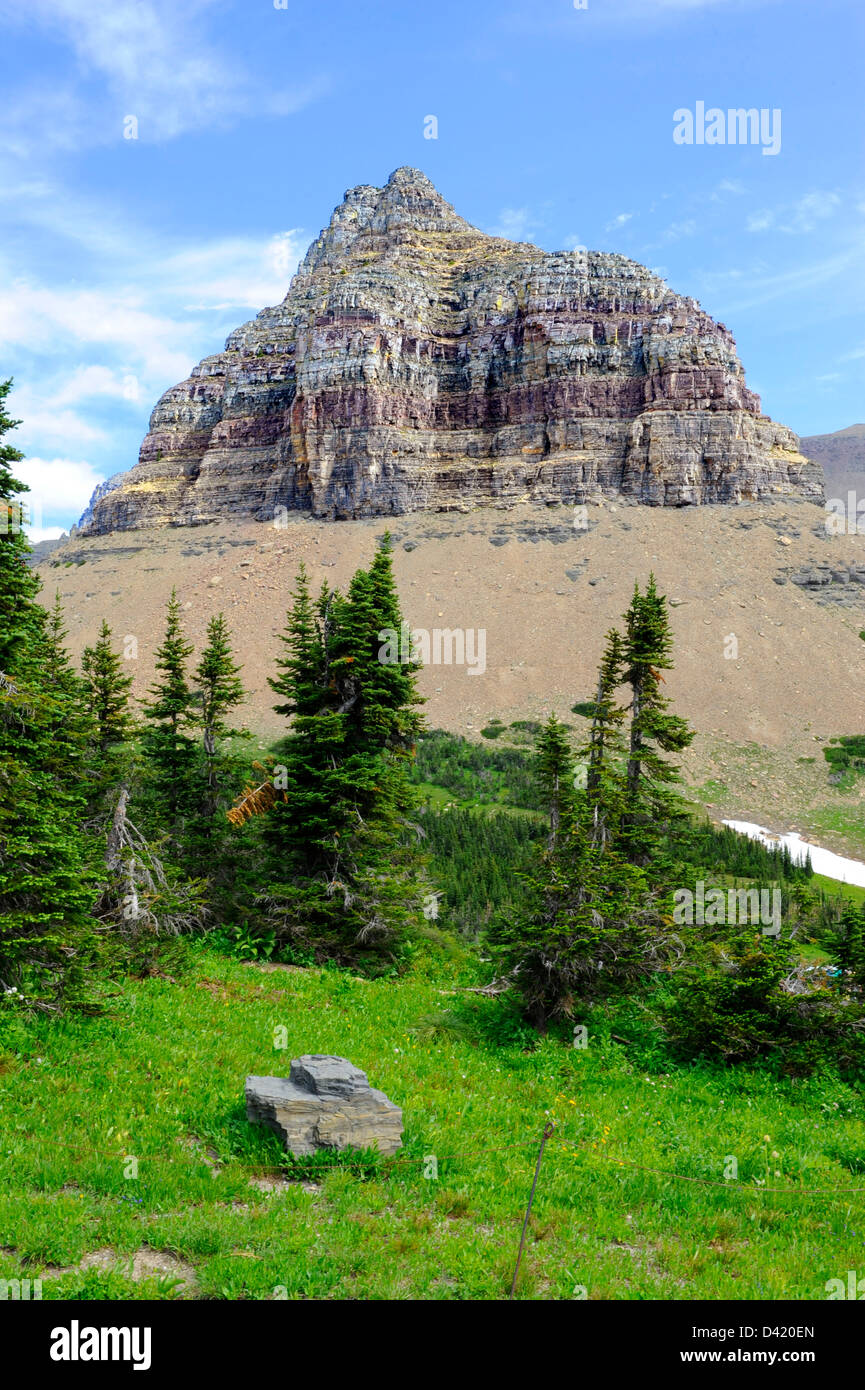 Logan Pass Glacier National Park Montana MT US Stock Photo - Alamy