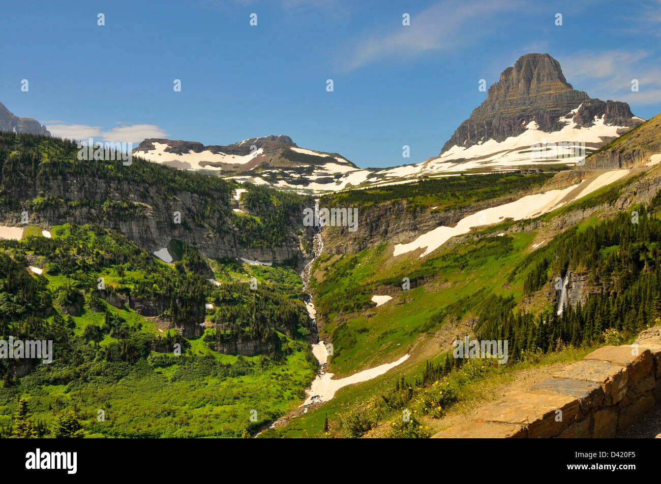 Logan Pass Glacier National Park Montana MT US Stock Photo - Alamy