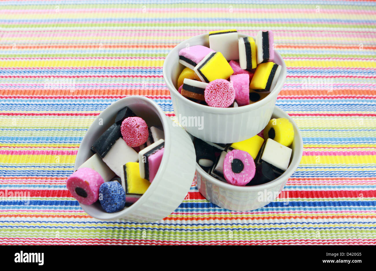 Three sweets hi-res stock photography and images - Alamy