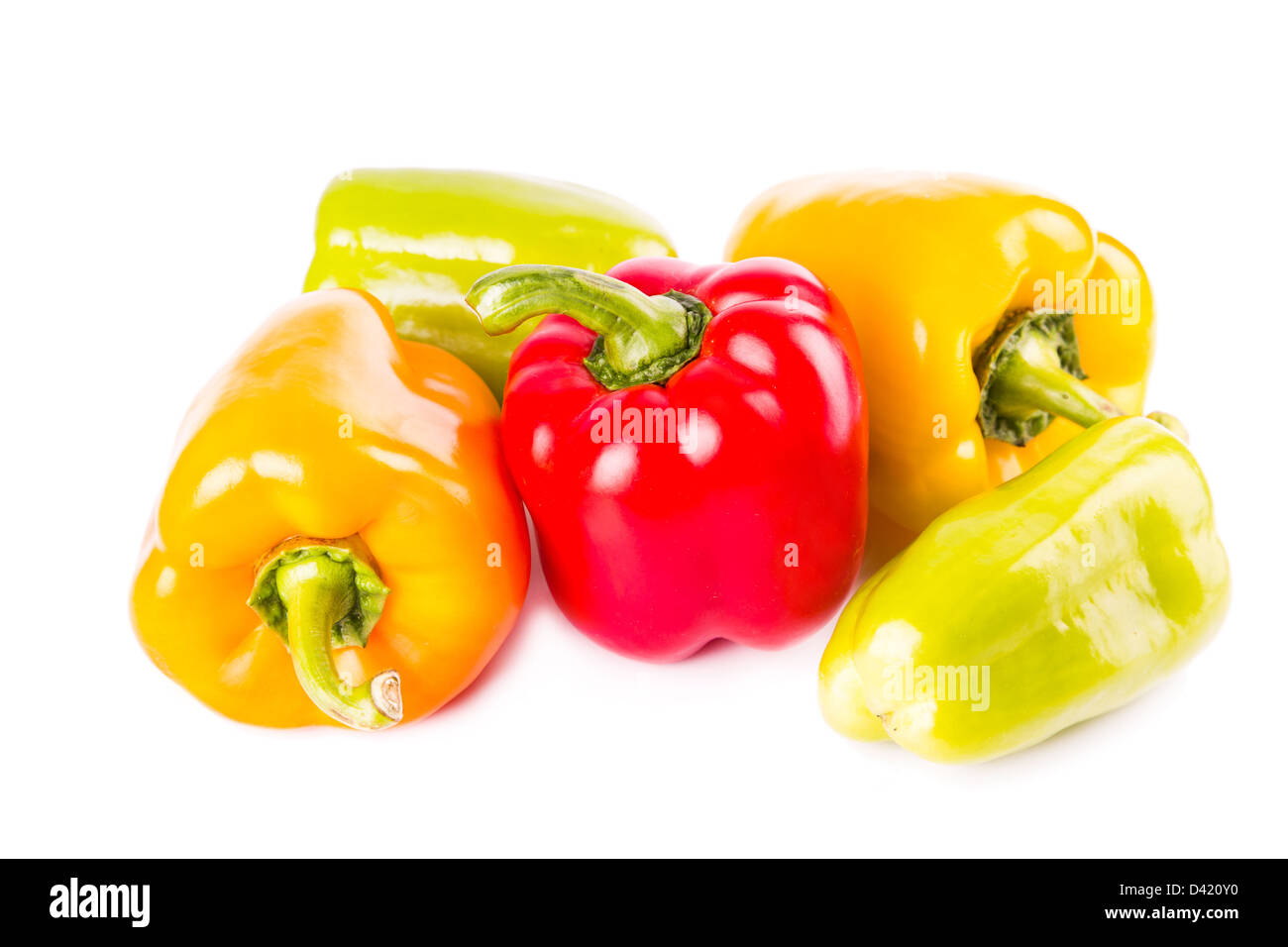 Set colored bell peppers hi-res stock photography and images - Alamy