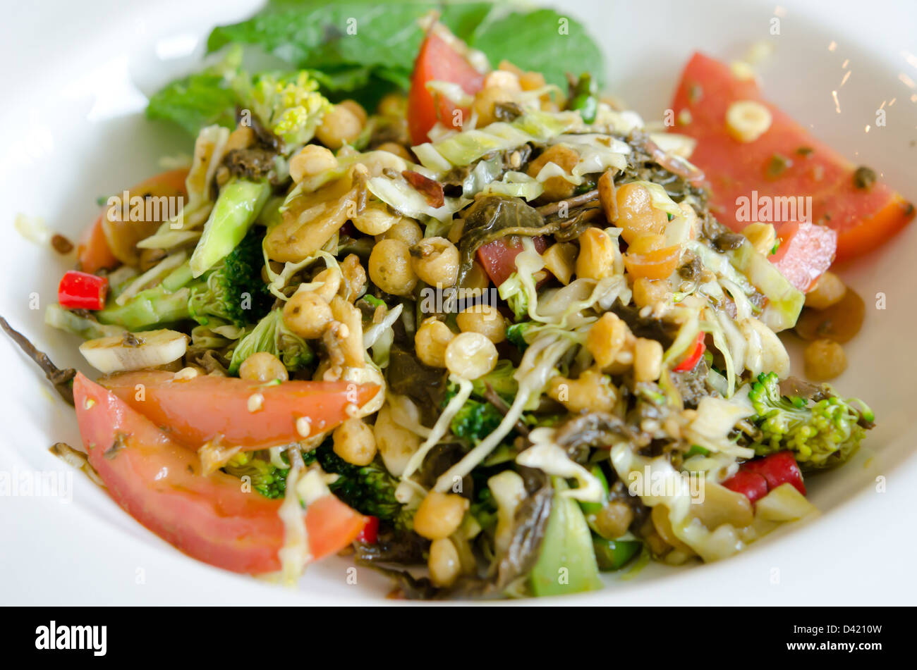 favorite cuisine of Myanmar " Lahpet Stock Photo - Alamy