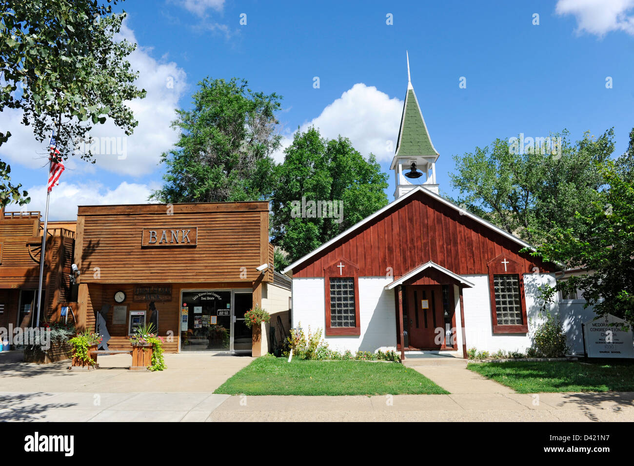Medora North Dakota ND US near Theodore Roosevelt National Park Stock ...