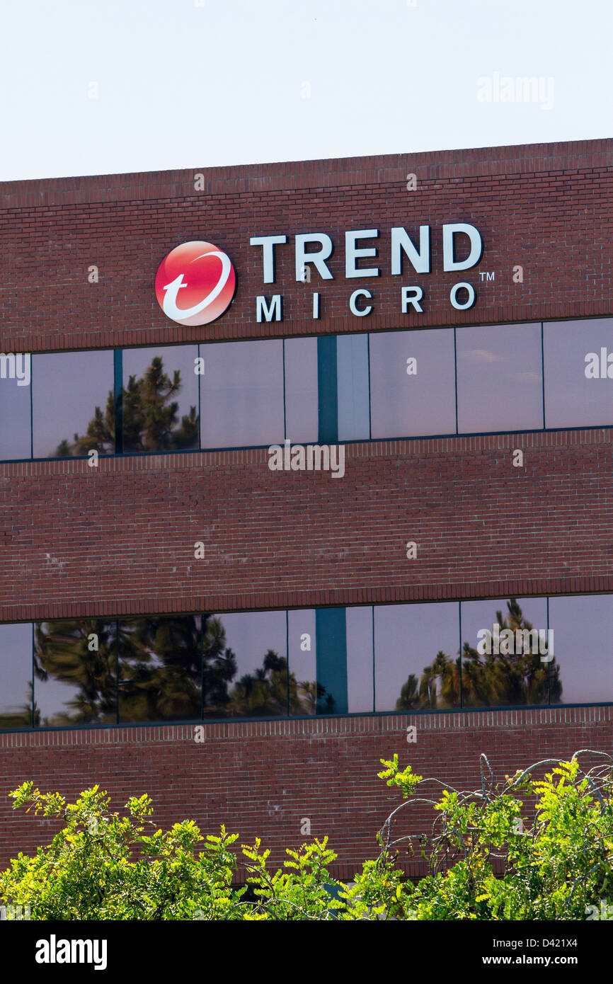 Trend Micro sign Stock Photo - Alamy