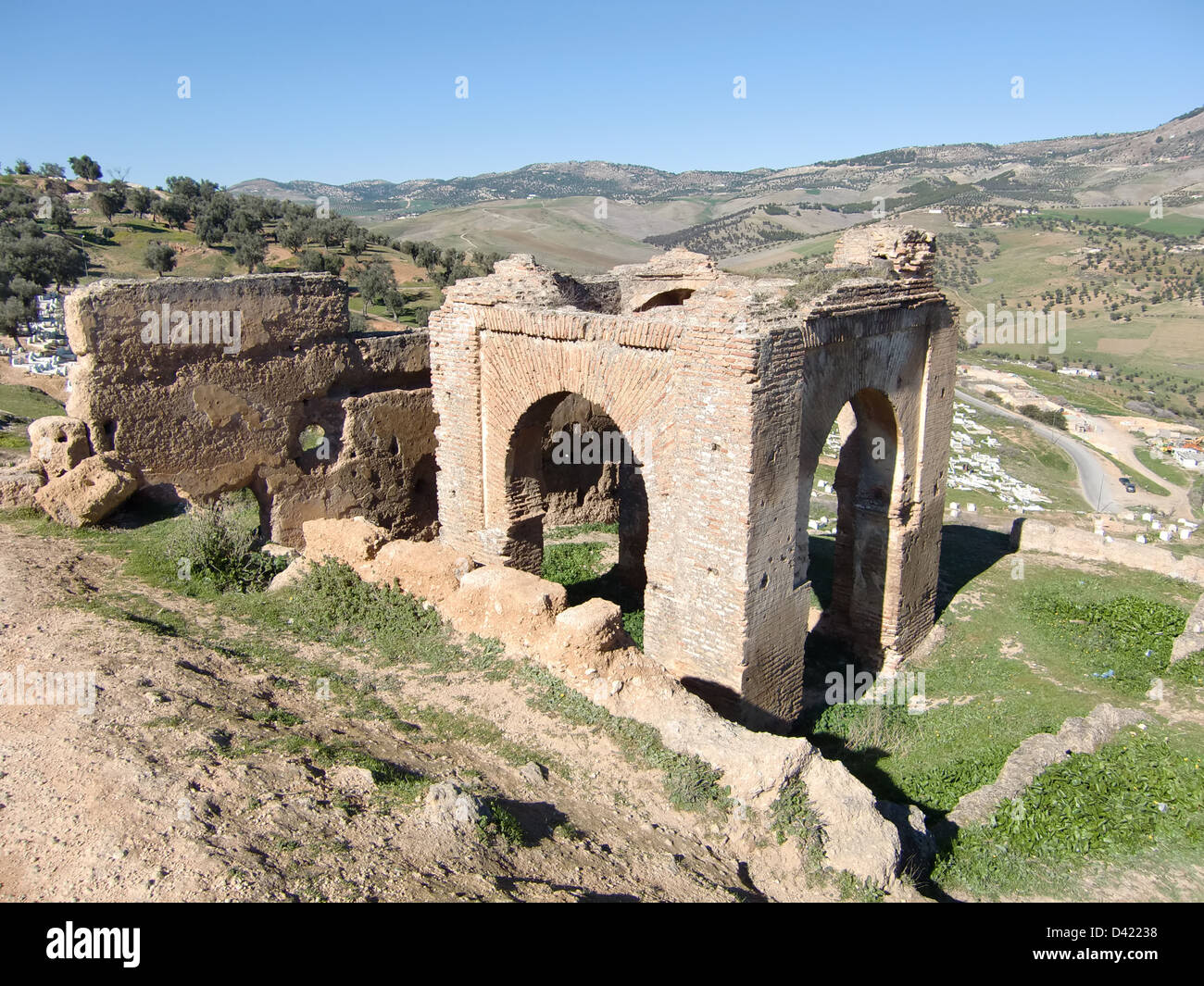 Marinid Tombs (Fes, Kingdom of Morocco Stock Photo - Alamy