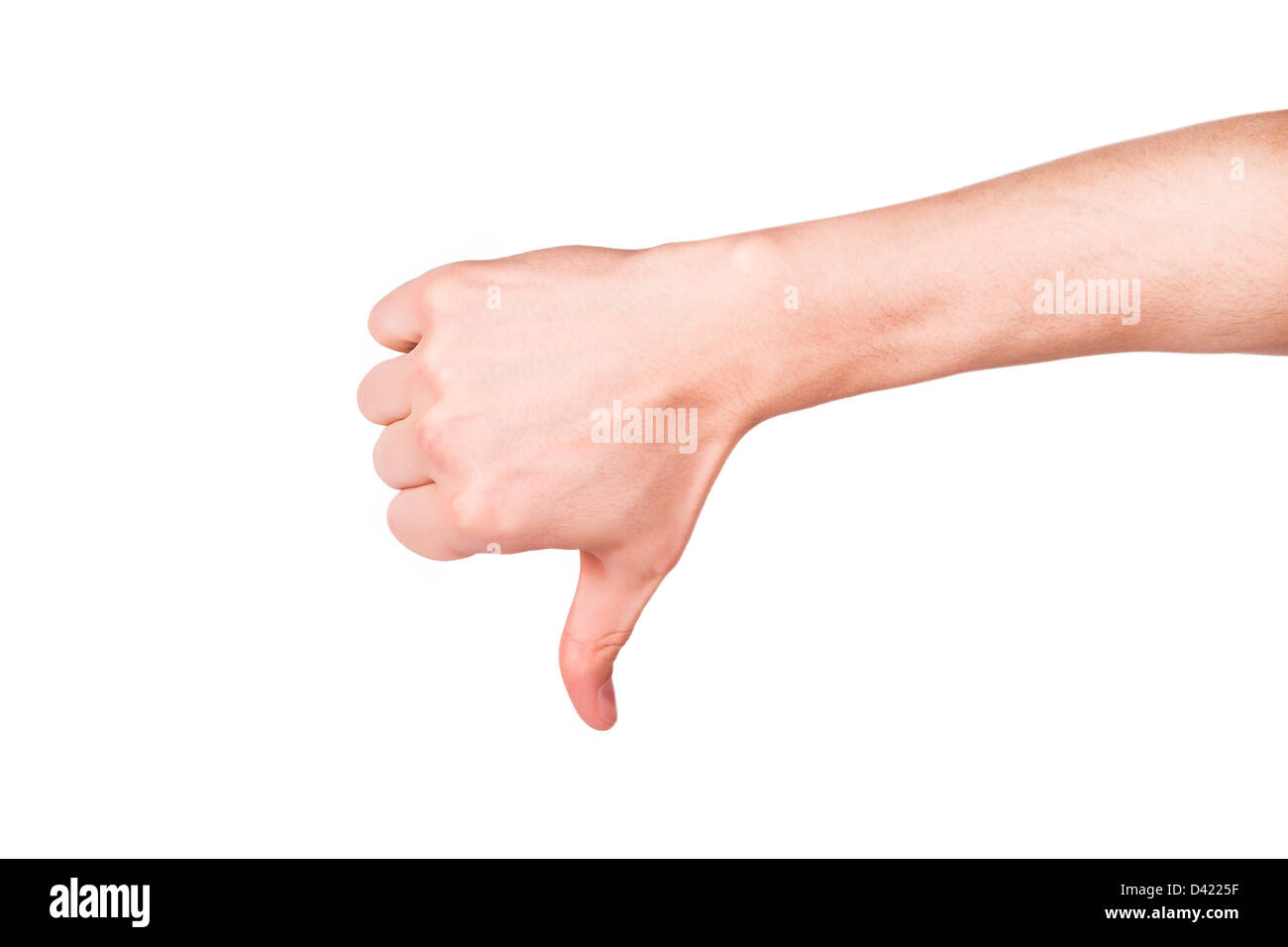 Hand negative sign symbol hi-res stock photography and images - Alamy
