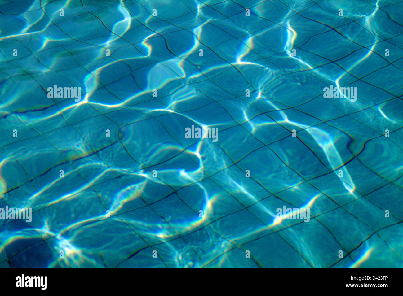 Abu Dhabi UAE Water In Swimming Pool Stock Photo - Alamy