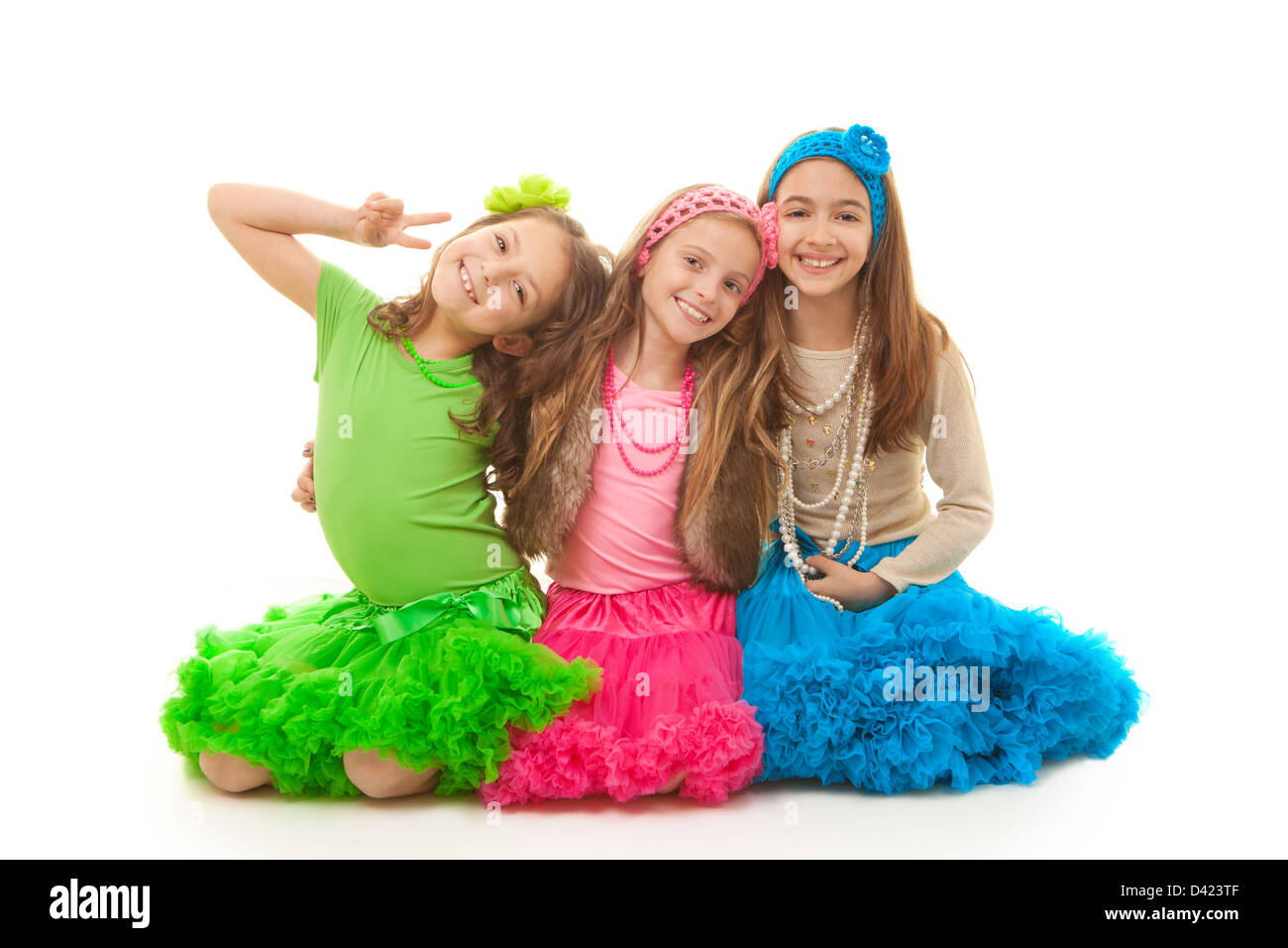 little girls with perfect teeth Stock Photo - Alamy