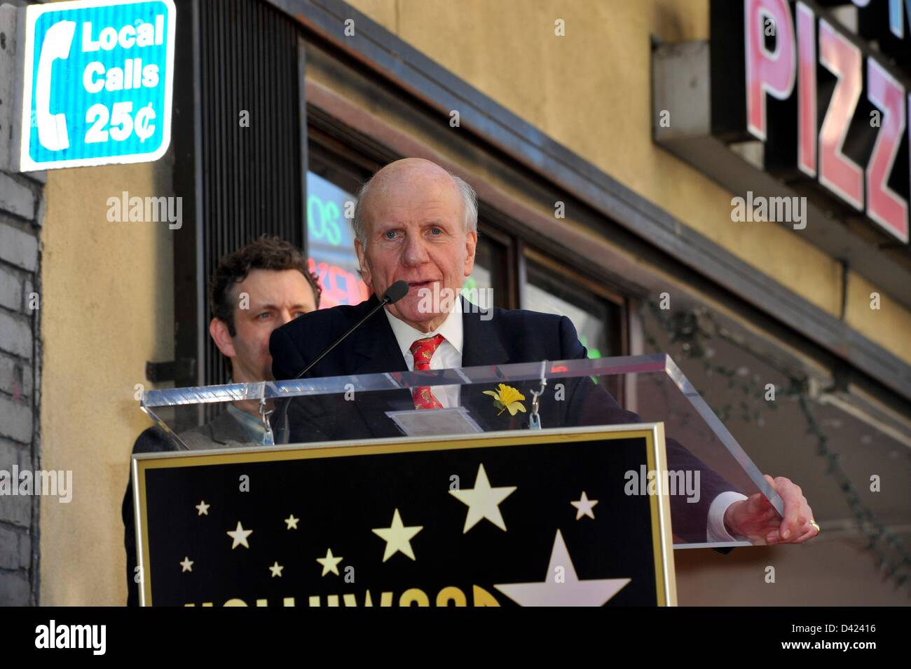 Lord David Rowe Beddoe at the induction ceremony for Star on the ...