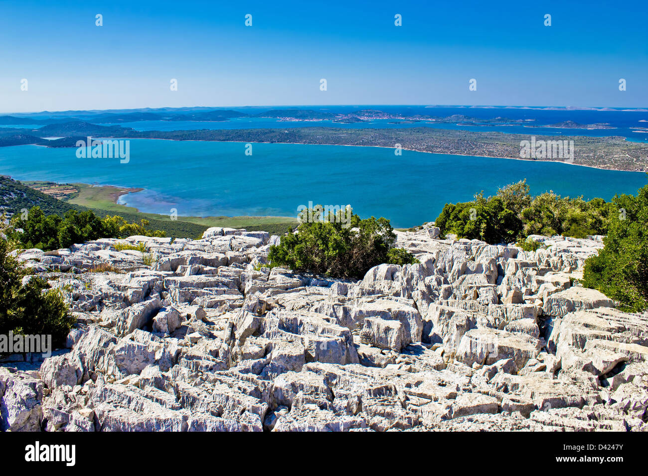 Vransko lake nature park and Kornati islands national park Stock Photo ...