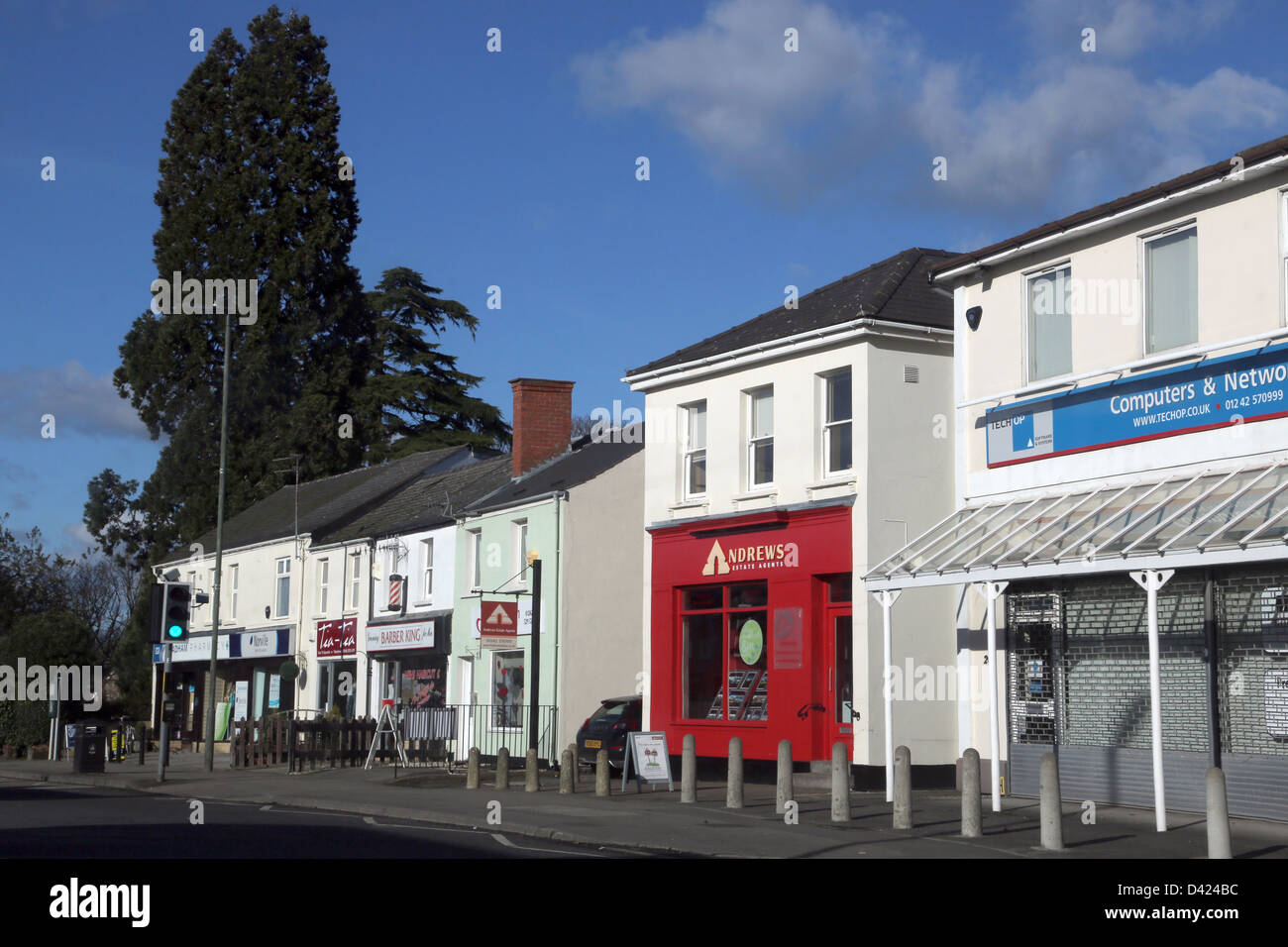 Local Shops In Cheltenham Gloucestershire England Stock Photo - Alamy