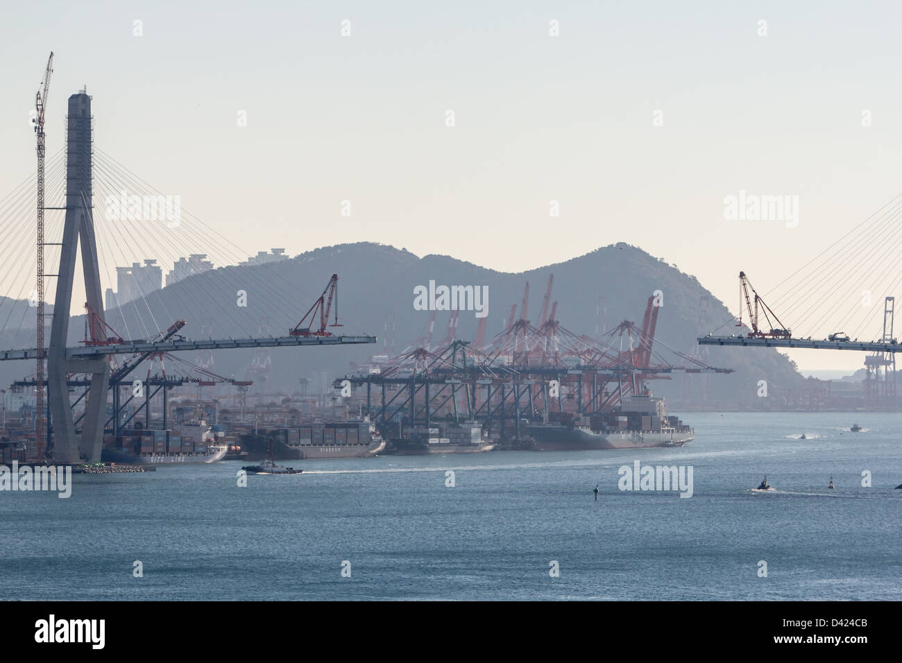South bridge with cargo ships hi-res stock photography and images - Alamy