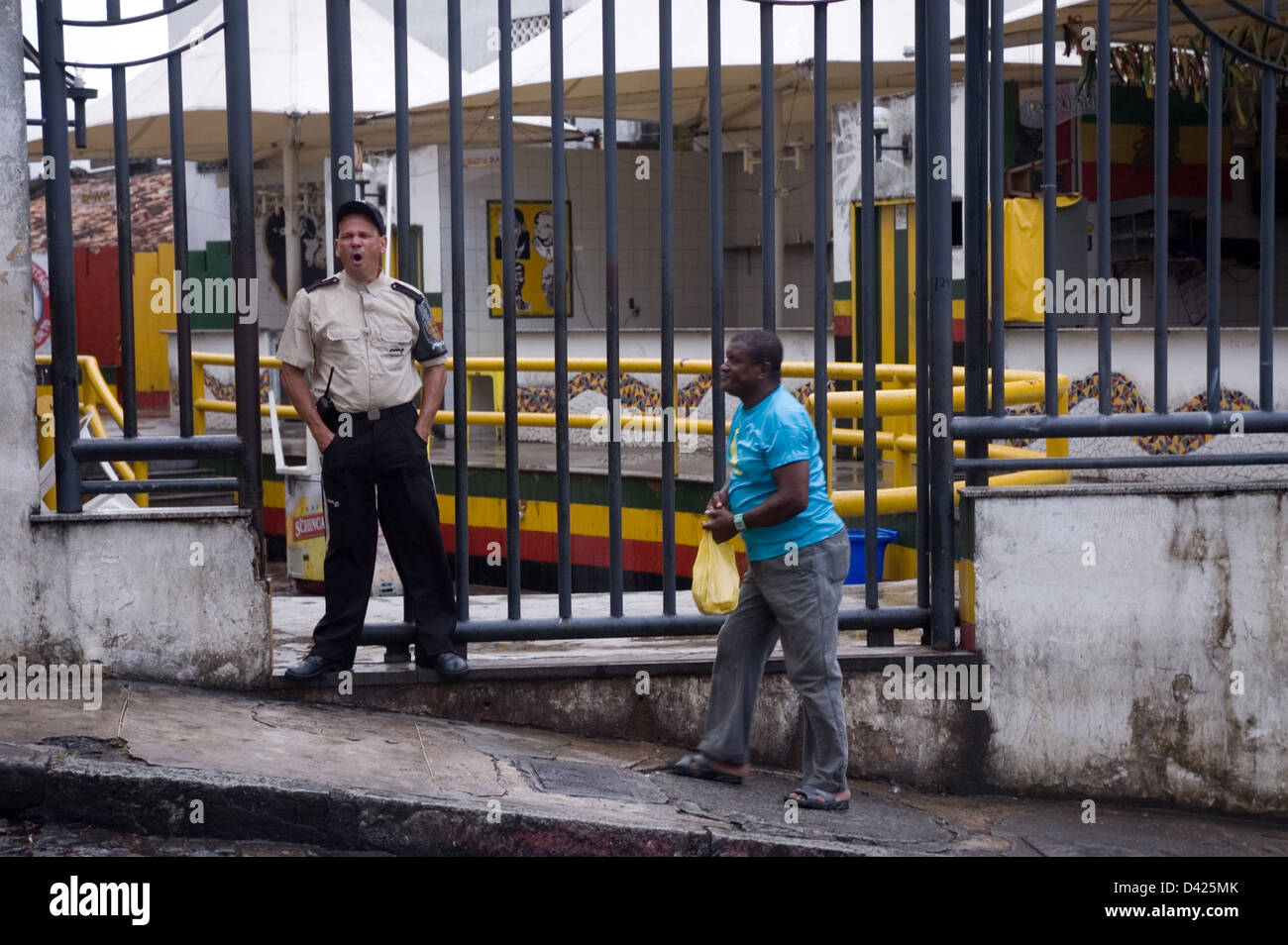 Salvador, Brazil street scene Stock Photo - Alamy