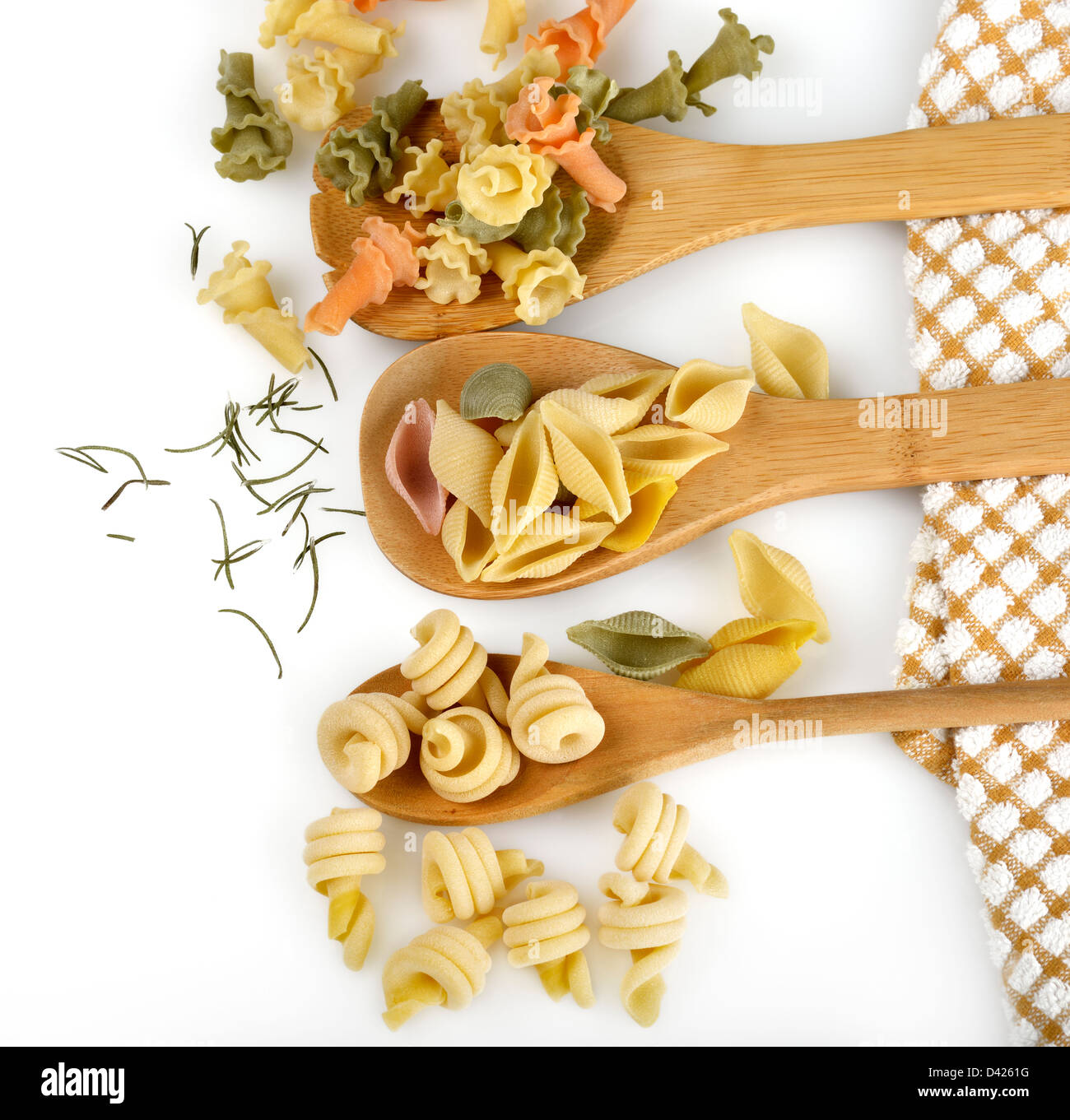 Assortment Of Italian Gourmet Pasta Stock Photo - Alamy
