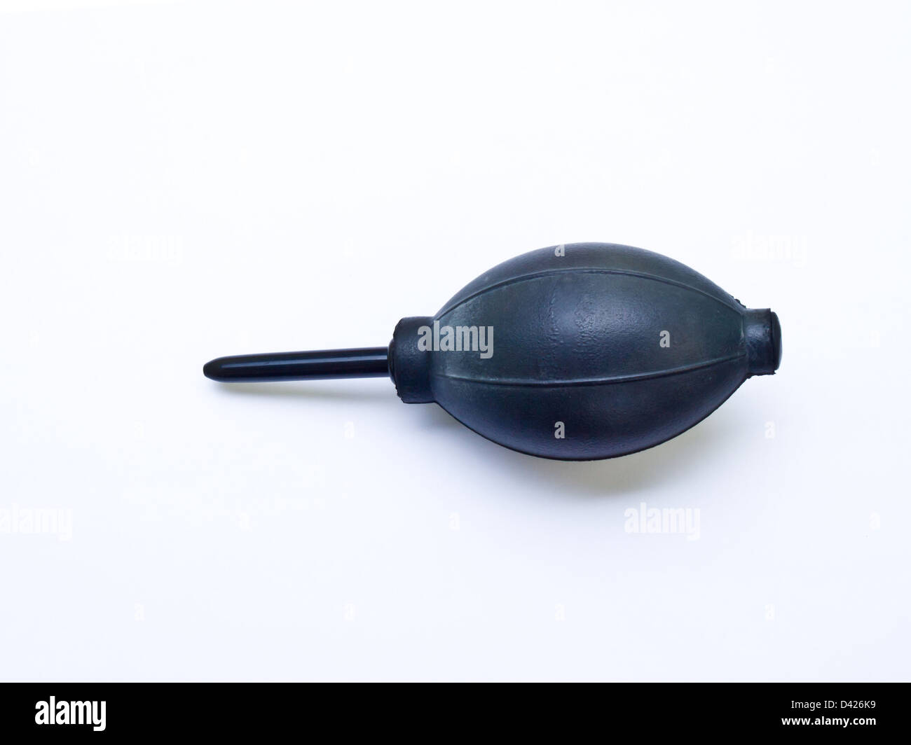A dust blower rubber isolated on white background Stock Photo - Alamy