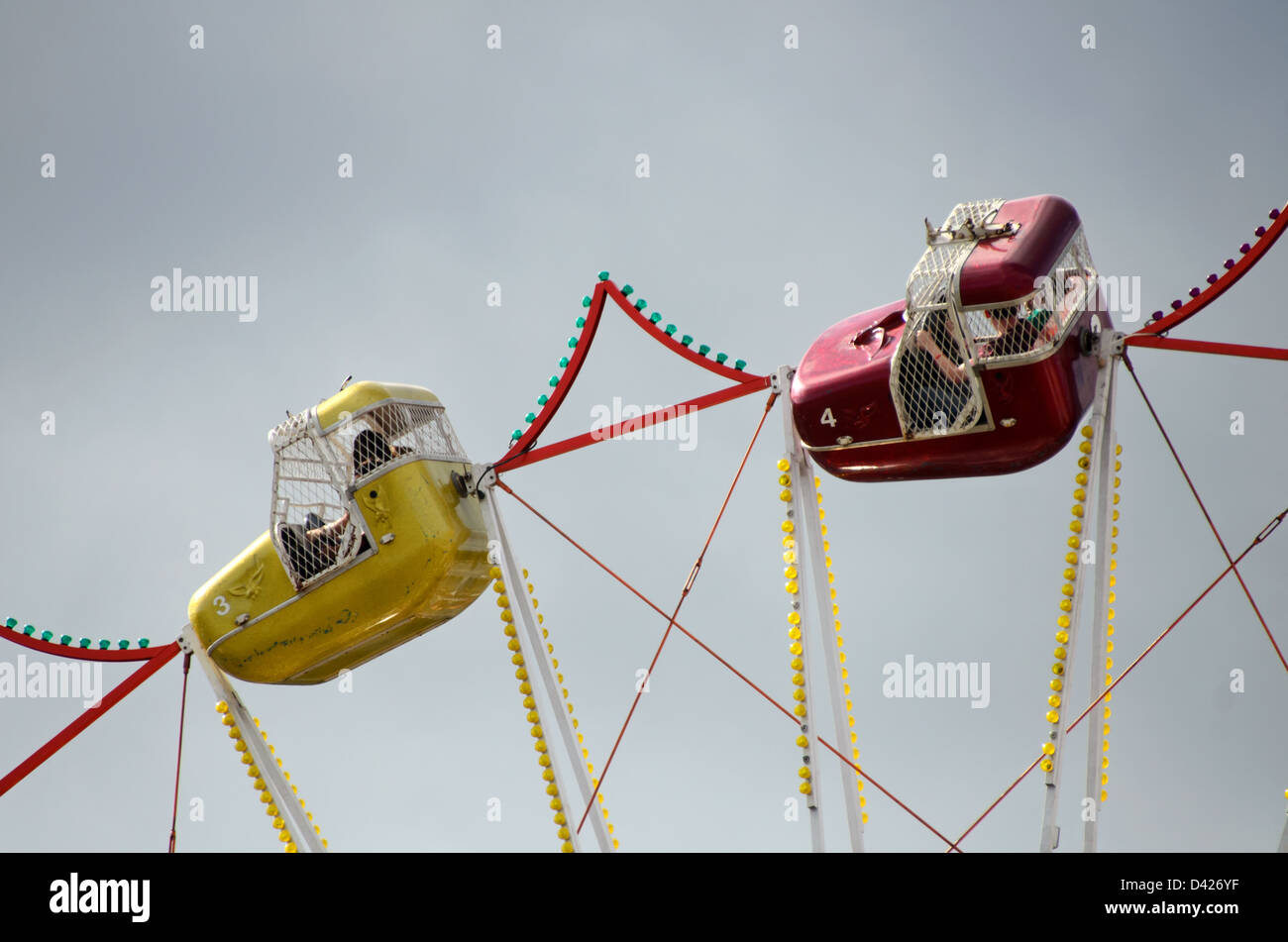 Storm funfair ride hi-res stock photography and images - Alamy