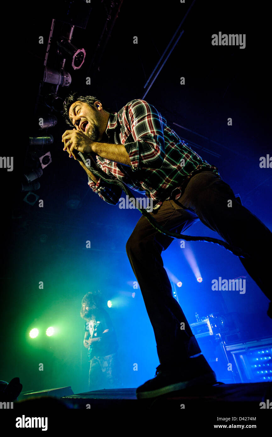 Toronto, Ontario, Canada. March 1, 2013. CHINO MORENO, lead singer of ...