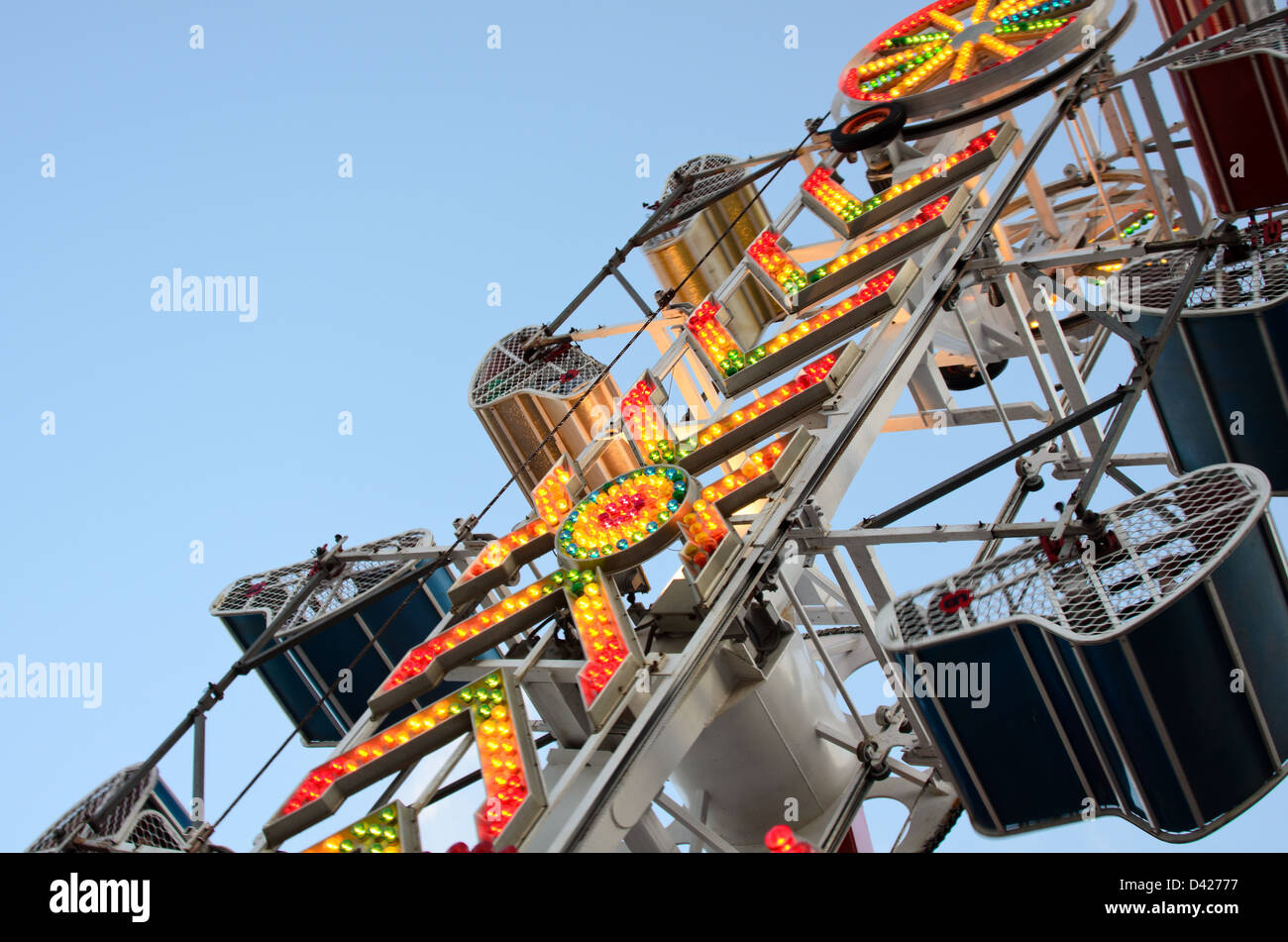 Carnival ride lights hi-res stock photography and images - Alamy