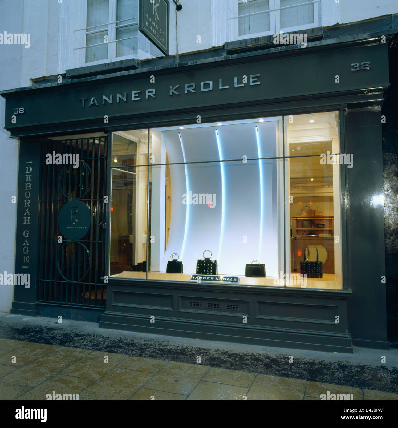 Exterior of the Tanner Krolle shop in London Stock Photo - Alamy