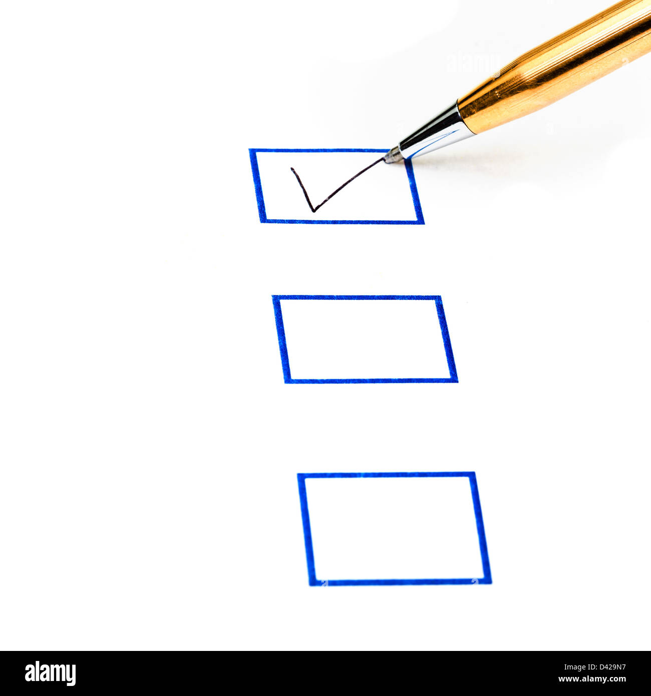 Gold biro hi-res stock photography and images - Alamy