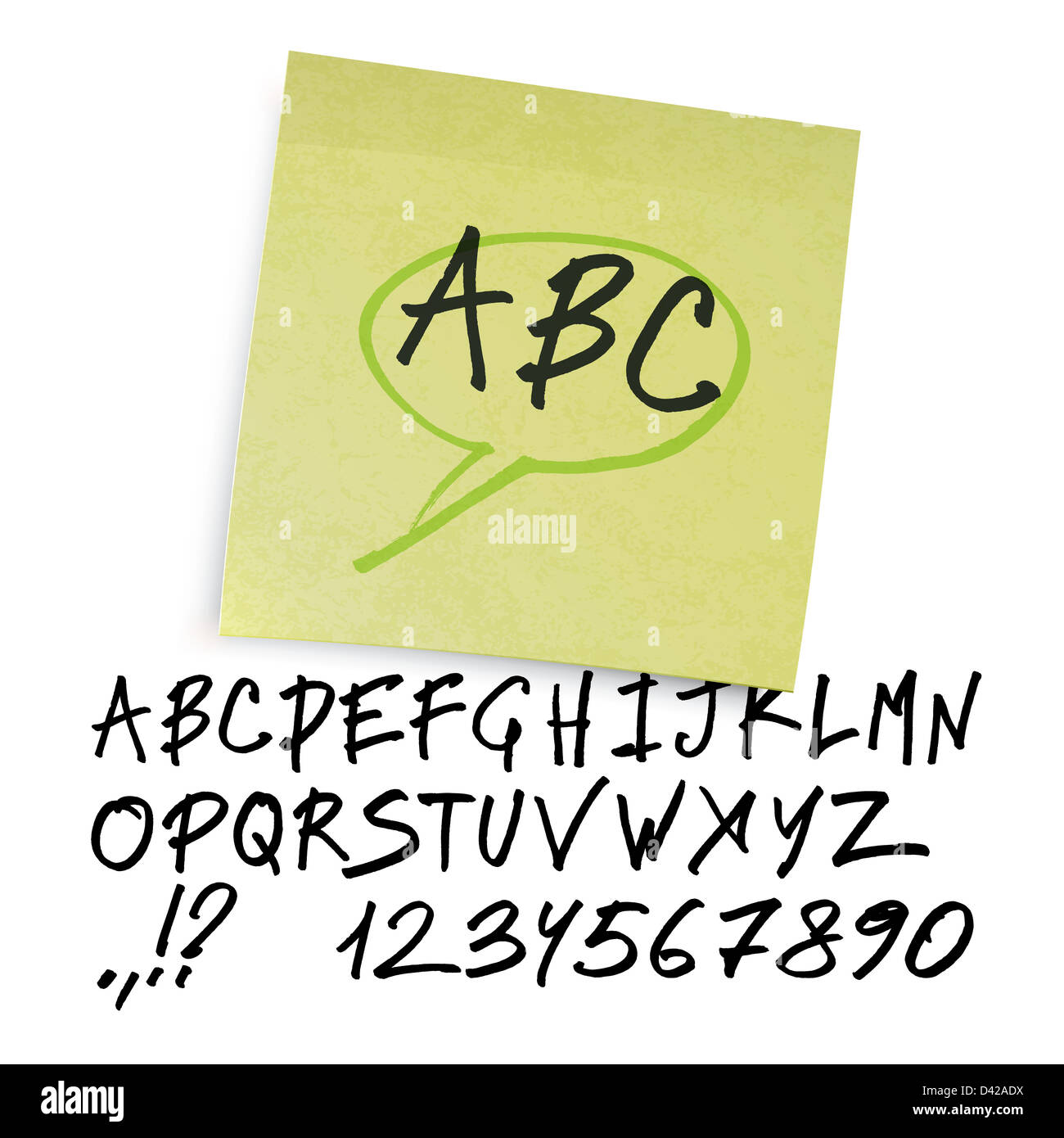 Handwritten numbers hi-res stock photography and images - Alamy