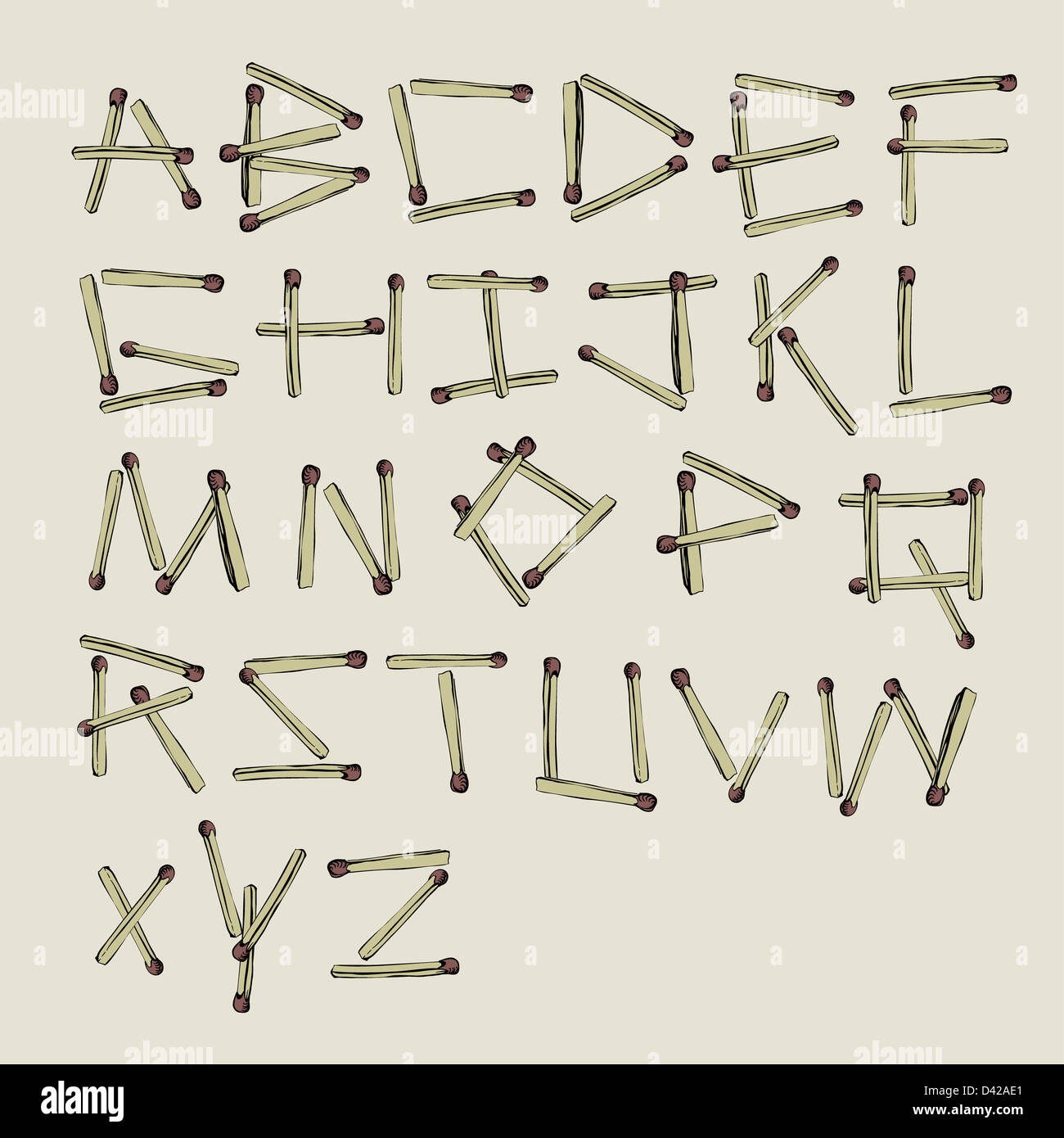 Original alphabet hi-res stock photography and images - Alamy
