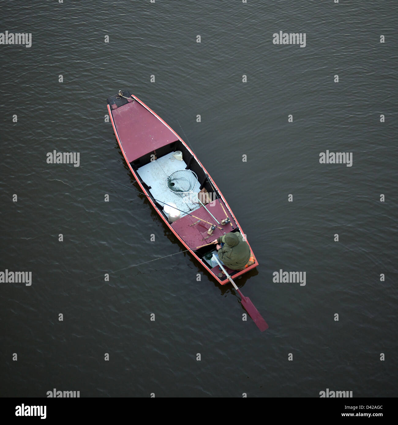 Fishing from row boat hi-res stock photography and images - Alamy