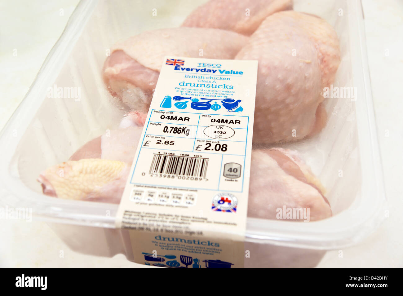 Tecso Everyday Value BRITISH chicken drumsticks with logos - British ...