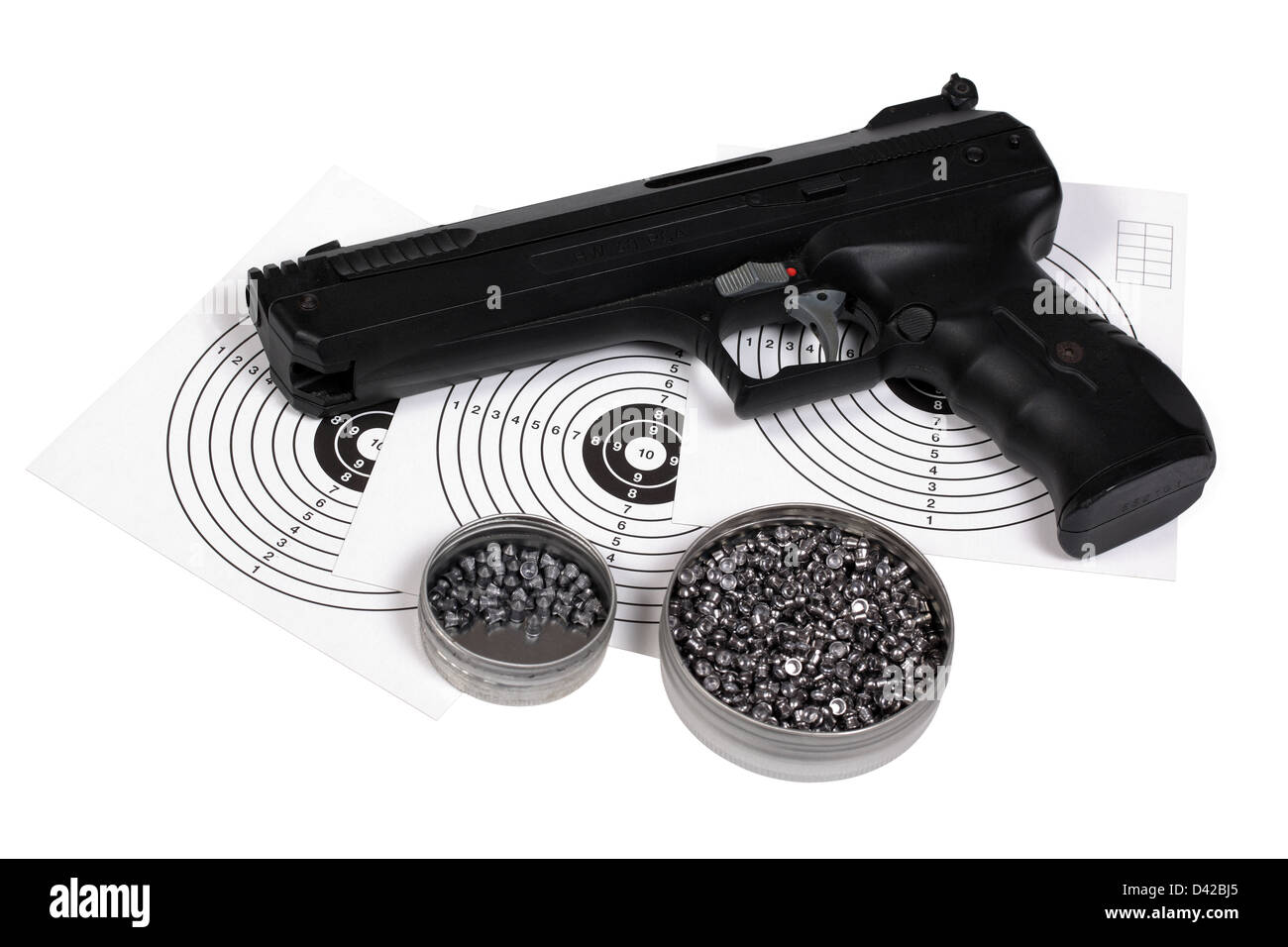 Target shooting equipment Stock Photo - Alamy