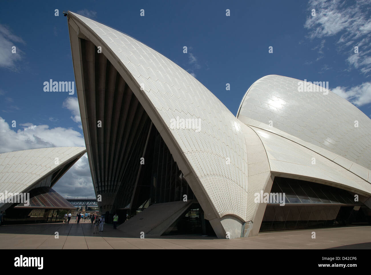 Sydney, Australia, Joern Utzon's Opera House on Bennelong Point Stock ...