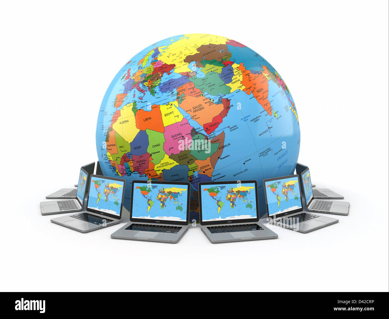 Global political map hi-res stock photography and images - Alamy
