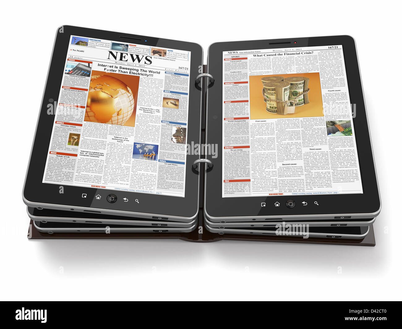 Newspaper literature Cut Out Stock Images & Pictures - Alamy