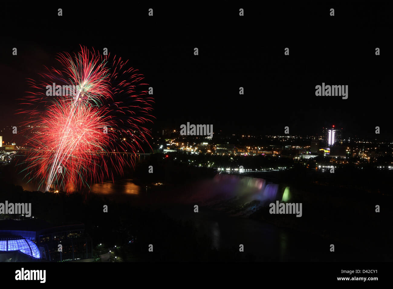 fireworks Niagara Falls Stock Photo - Alamy