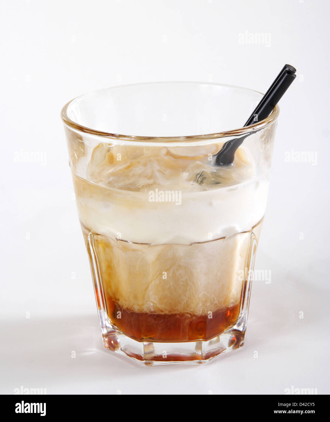 ice cream and cola drink Stock Photo - Alamy