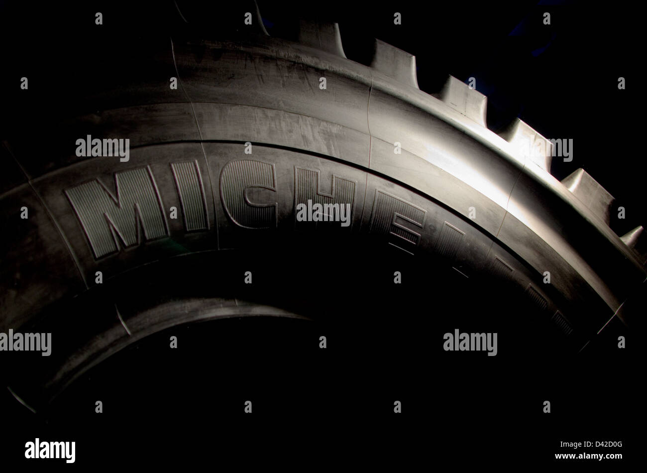 Michelin tyre from a mining vehicle Stock Photo - Alamy