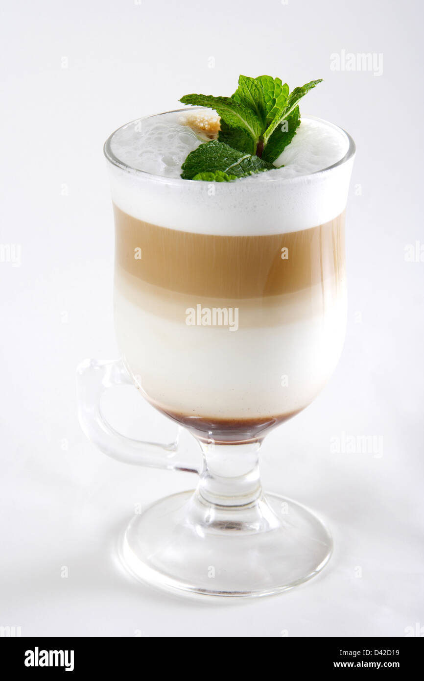 glass of coffee cocktail Stock Photo - Alamy
