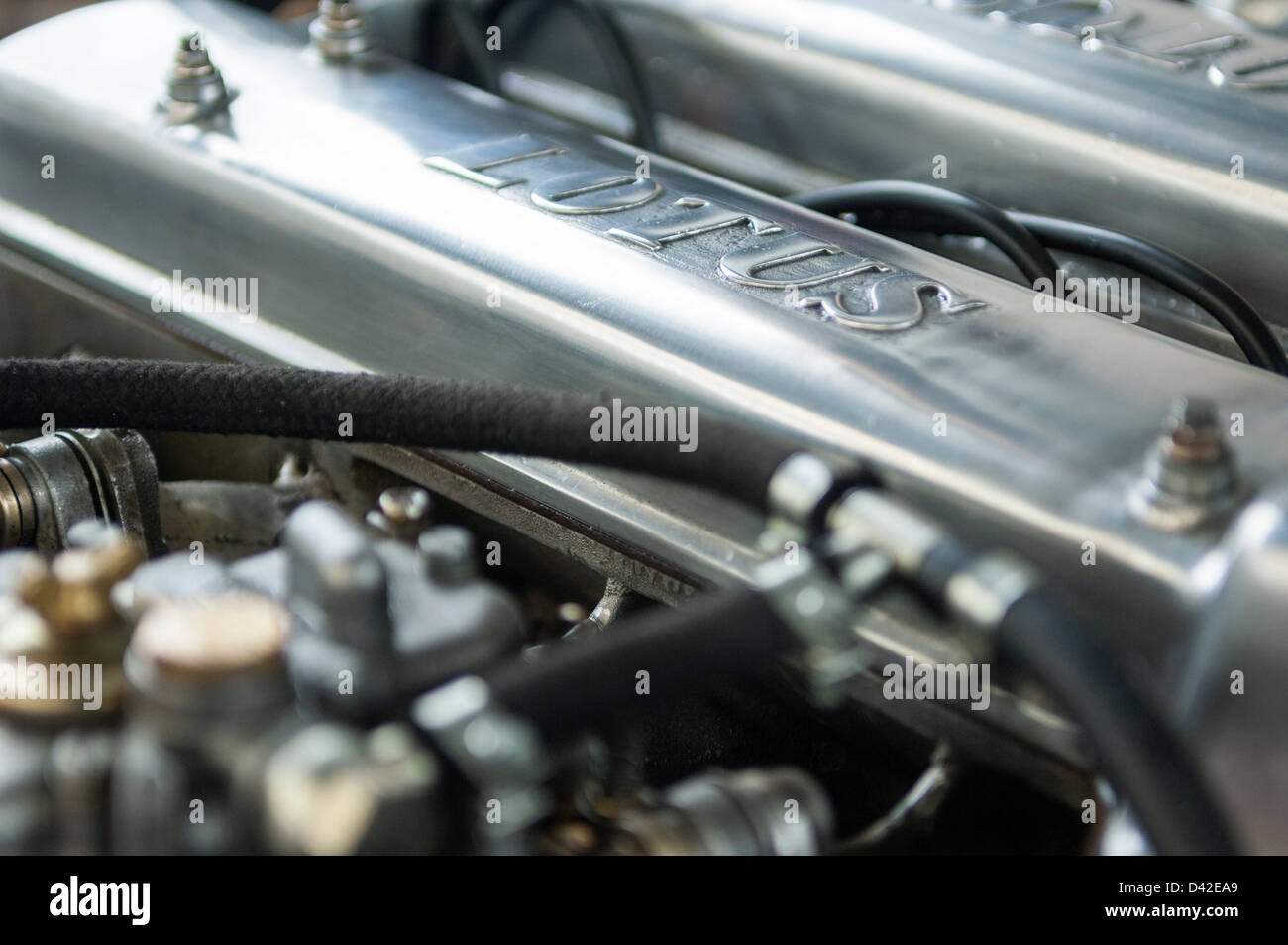 Classic Lotus Engine - Cross Flow Stock Photo - Alamy
