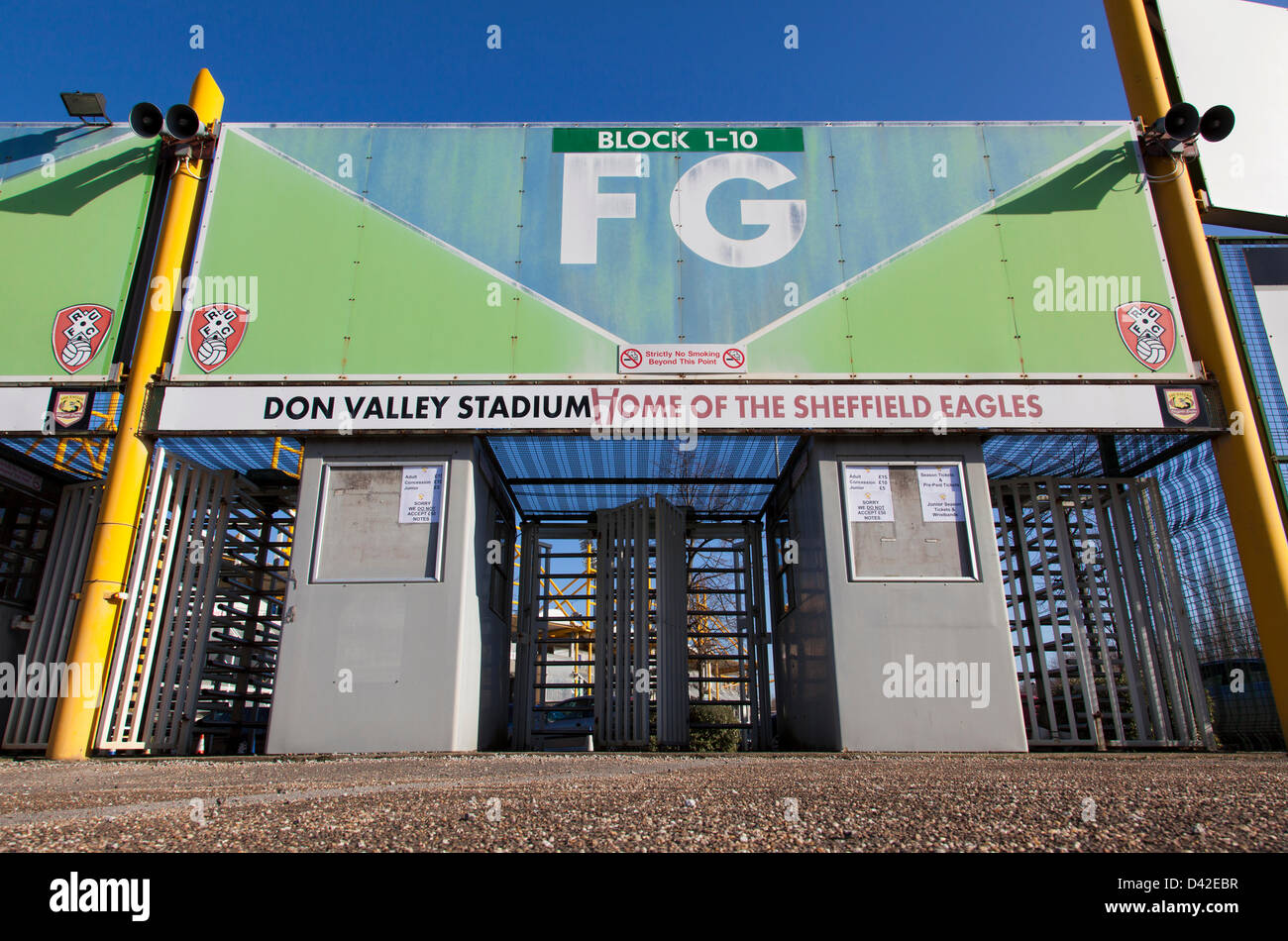 Sheffield, England, UK. 2nd March 2013. The Don Valley Stadium in ...