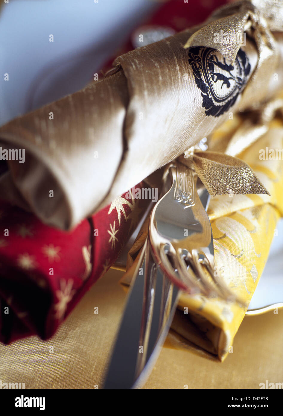 Silk napkin hi-res stock photography and images - Alamy