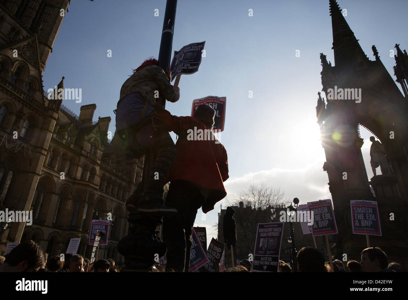 Edl protest against islam hi-res stock photography and images - Alamy