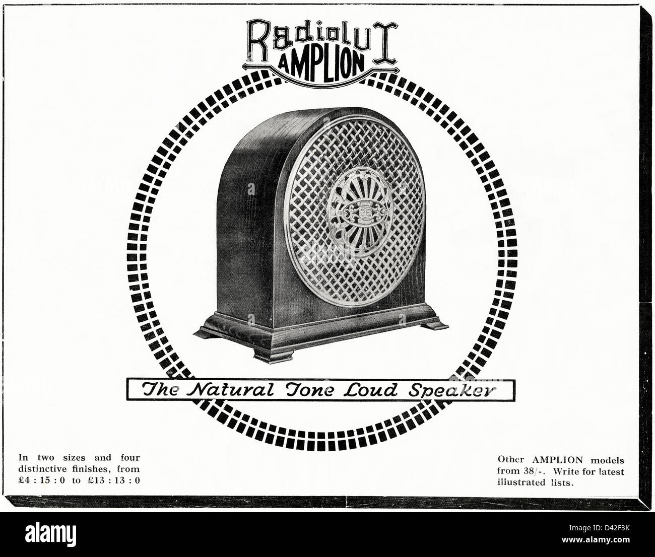 Original 1920s vintage print advertisement from English country ...