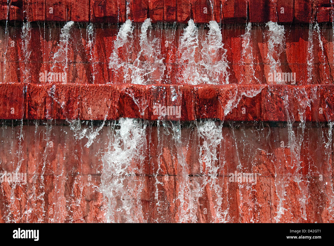 Photo of small fountain/waterfall Stock Photo - Alamy
