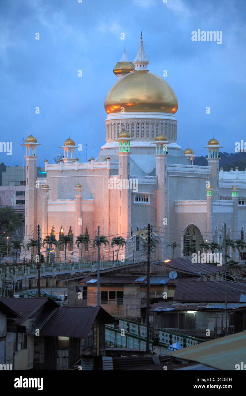 Brunei, Bandar Seri Begawan, Kampong Ayer, water village, Omar Ali ...