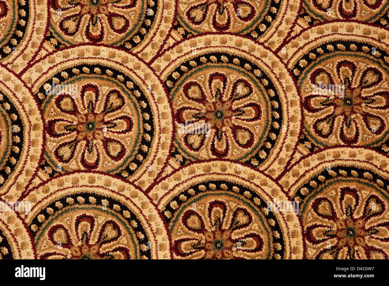 Background and texture of a colorful carpet with traditional Punjabi ...