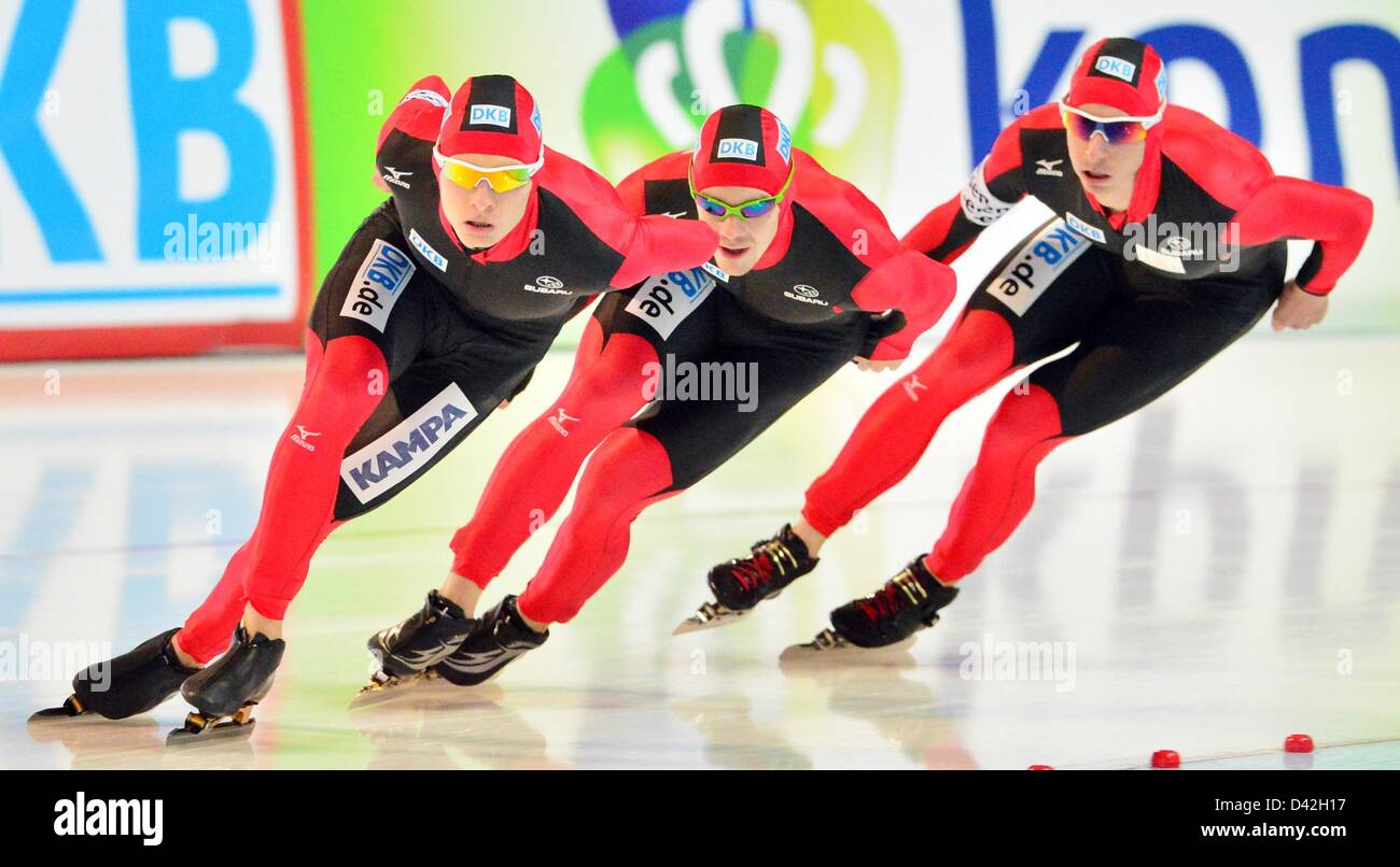 German speed skating team l r hi-res stock photography and images - Alamy
